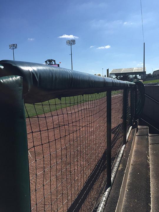 Fence Rail and Dugout Padding - Safety Wall Padding | Sideline Sports