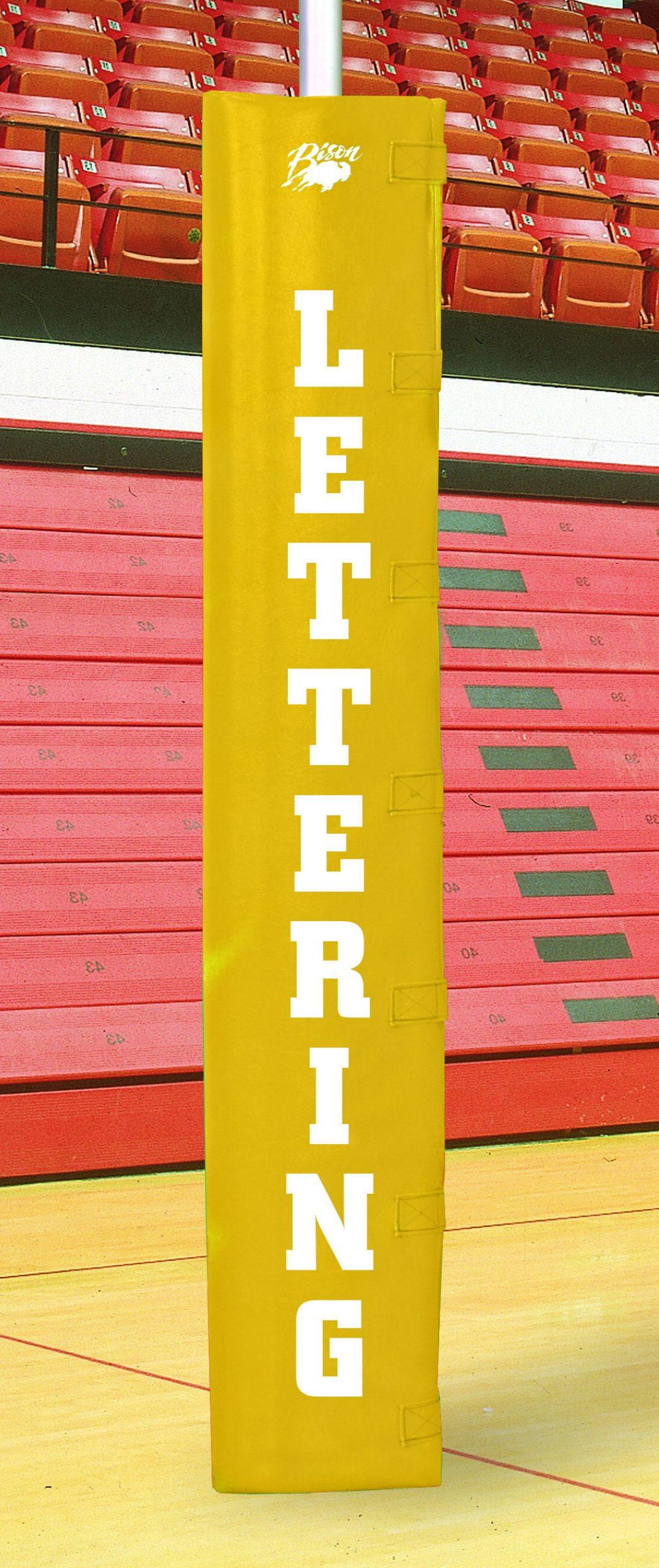 Volleyball Post Padding with 4-Sided Lettering | Sideline Sports